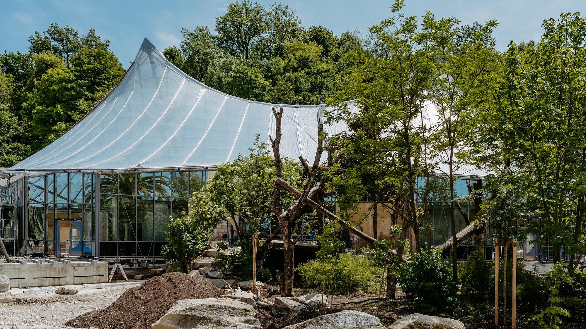Update zu den Bauarbeiten in der Hellabrunner Dschungelwelt - Tierpark Hellabrunn